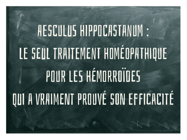 Aesculus hippocastanum : Le seul traitement homéopathique pour les ...